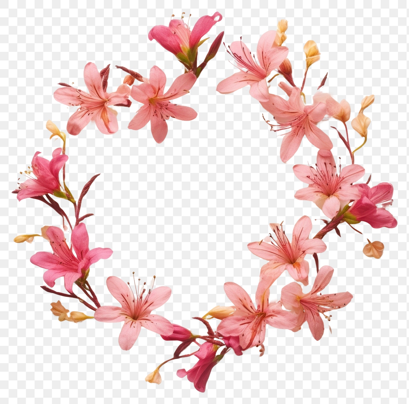 PNG Real pressed azalea flowers | Free PNG - rawpixel