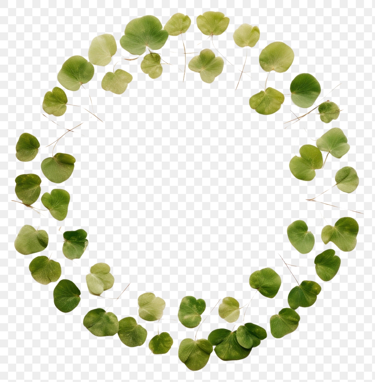 PNG Real pressed shamrock leaves | Premium PNG - rawpixel
