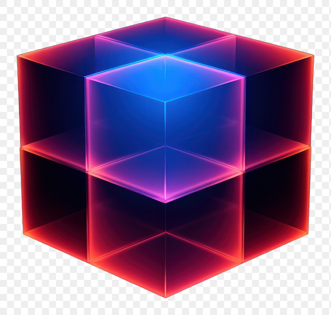 PNG Shape square neon background | Premium PNG - rawpixel