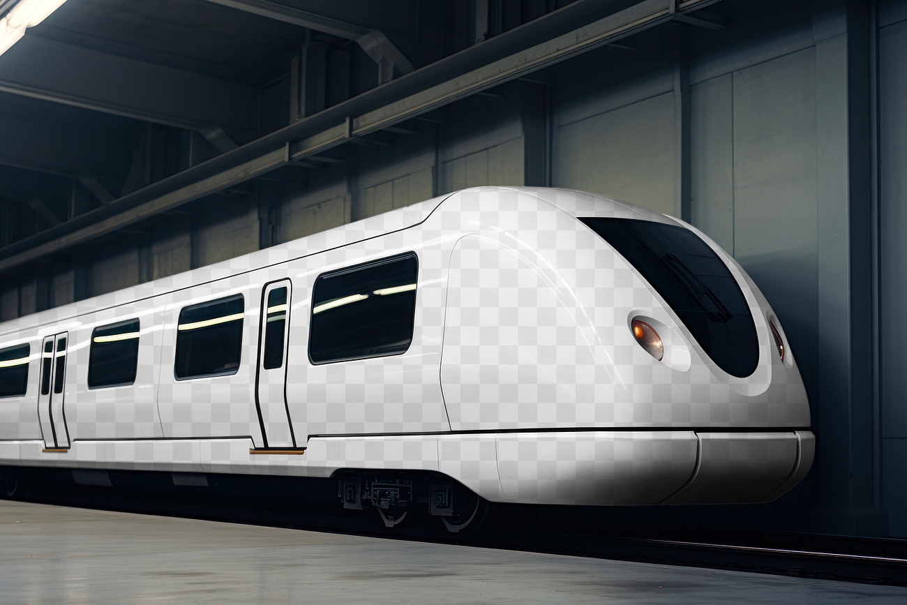 Subway train png transparent mockup | Premium PNG - rawpixel