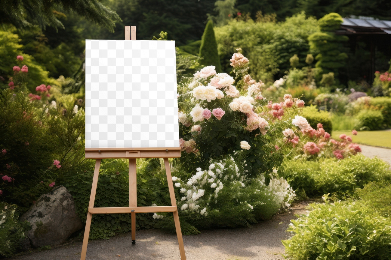 Canvas frame sign png mockup | Premium PNG - rawpixel