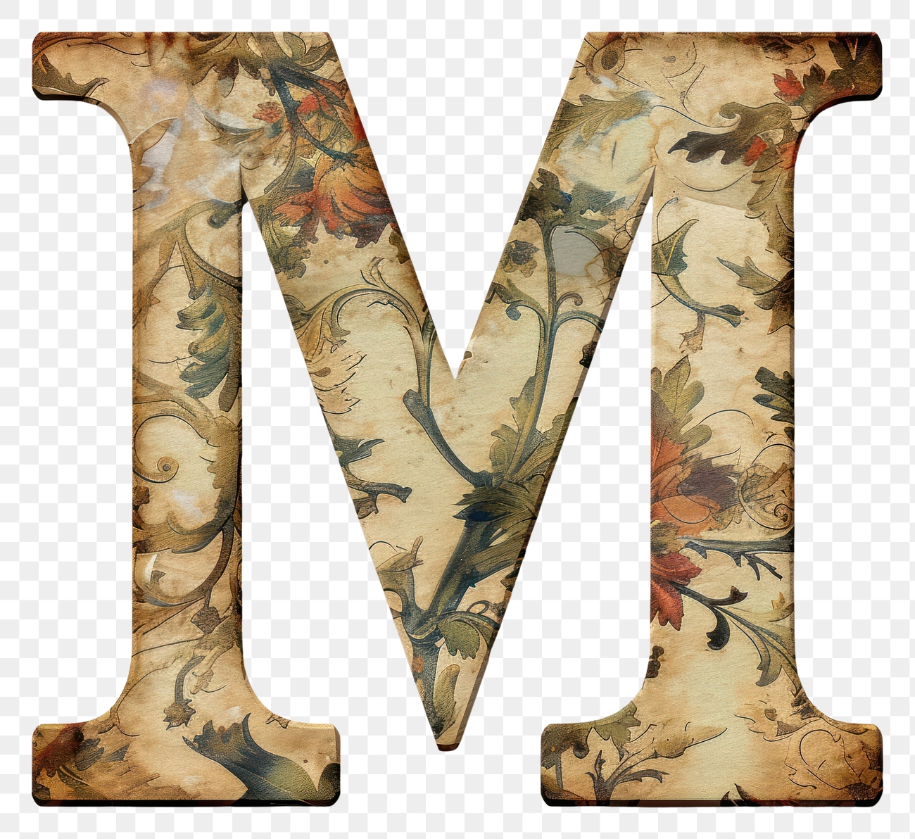 PNG Vintage Alphabet M art | Free PNG - rawpixel