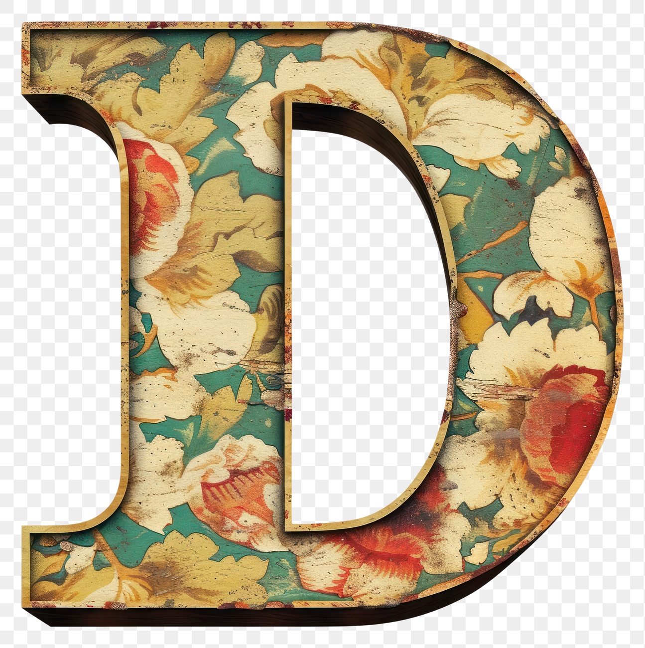 PNG Vintage Alphabet D text | Premium PNG - rawpixel