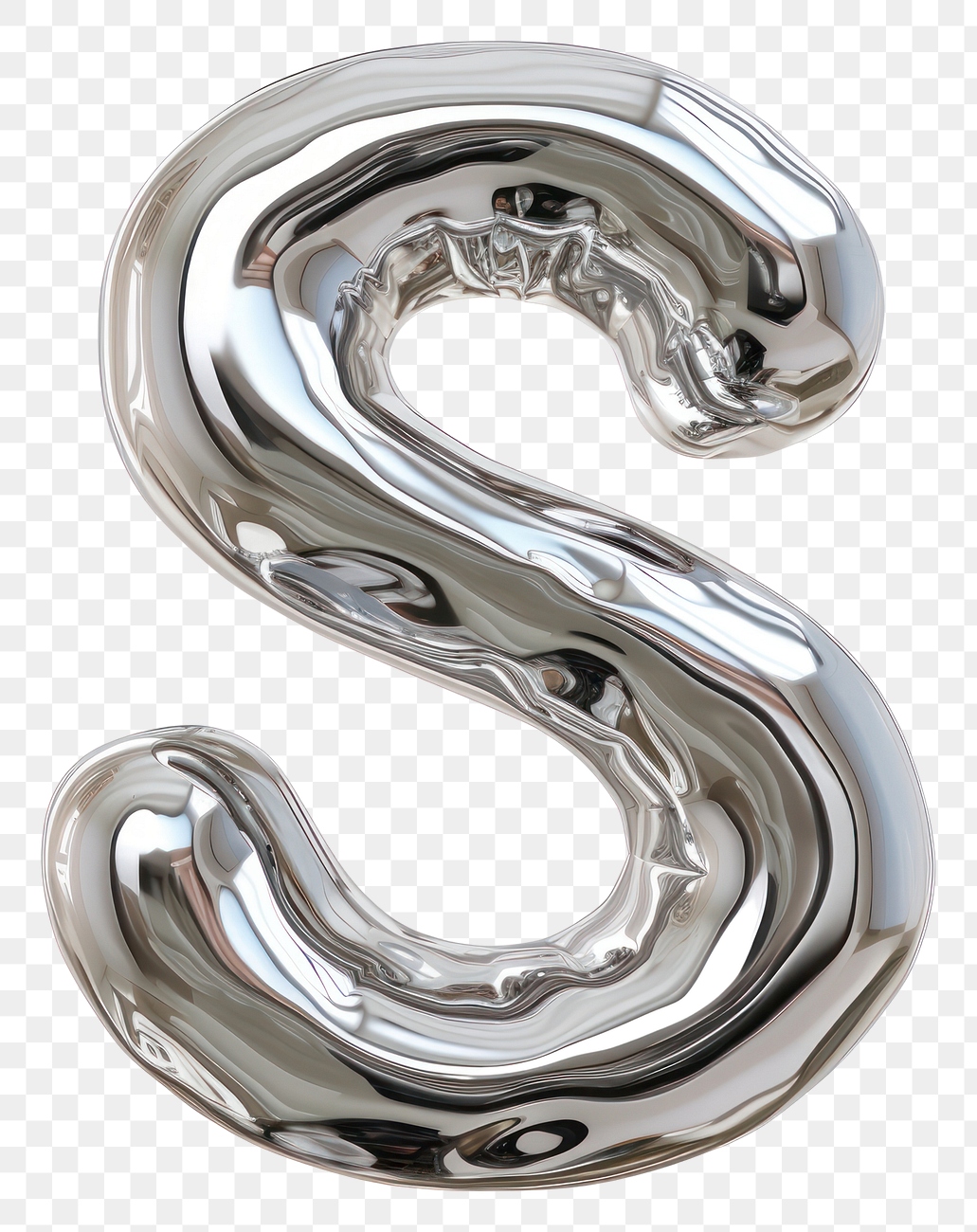PNG Alphabet S letter silver | Premium PNG - rawpixel