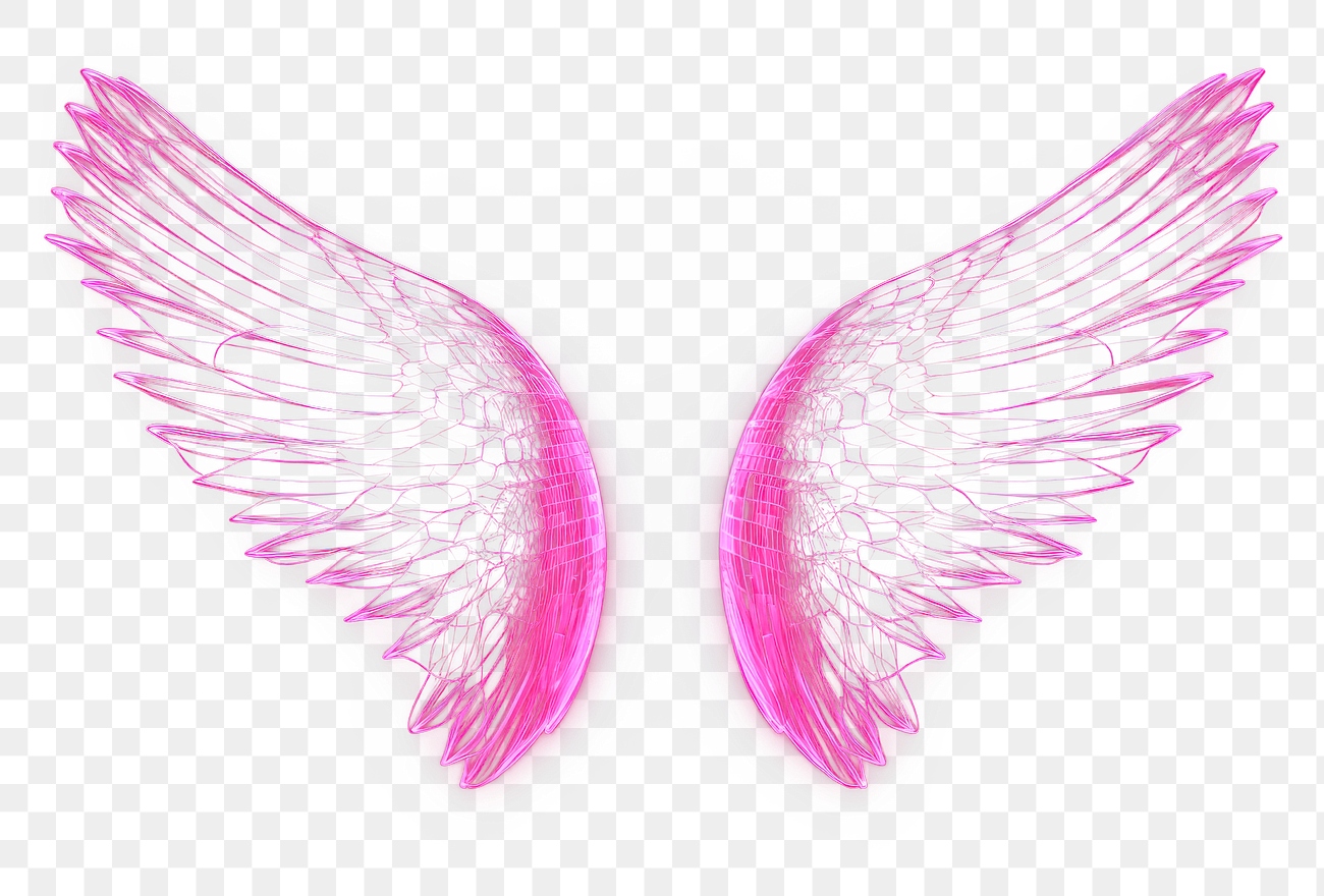 PNG Neon wings wireframe light | Premium PNG - rawpixel