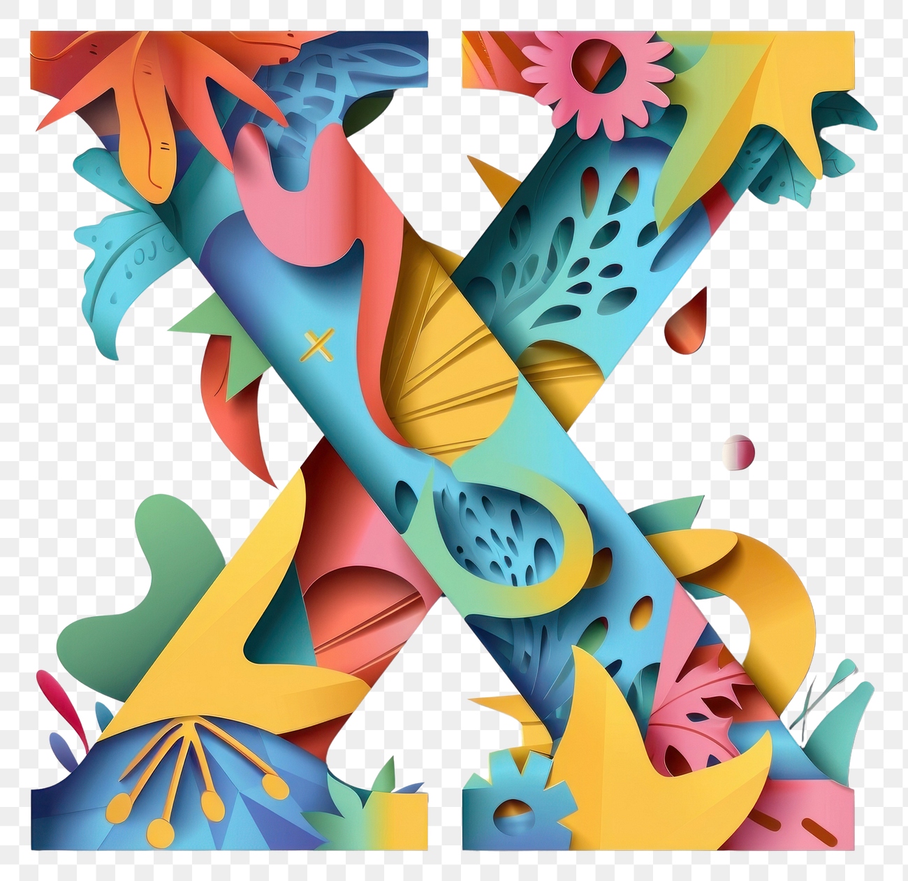 PNG Letter X art alphabet | Free PNG - rawpixel