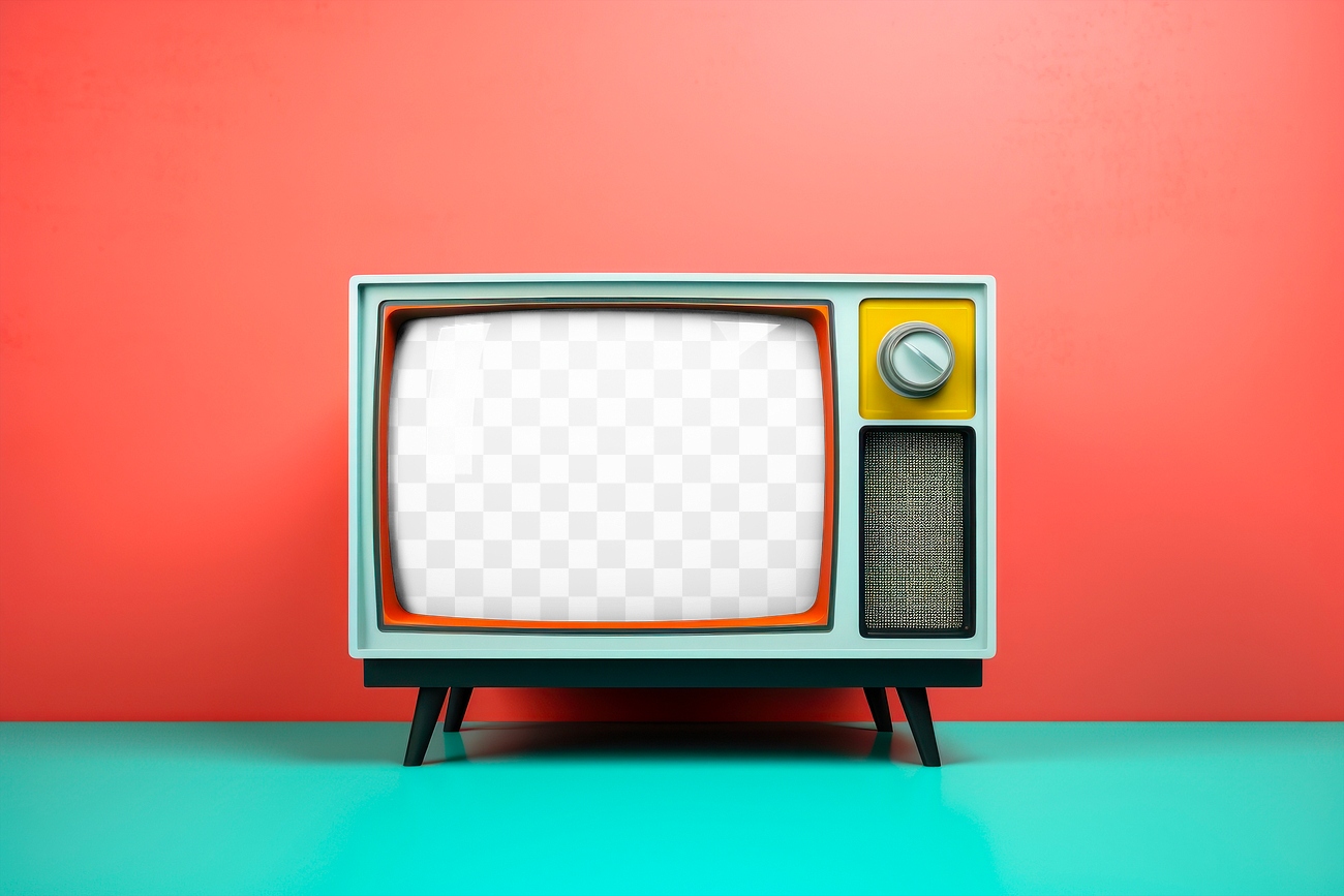 Retro TV screen png mockup, | Free PNG - rawpixel