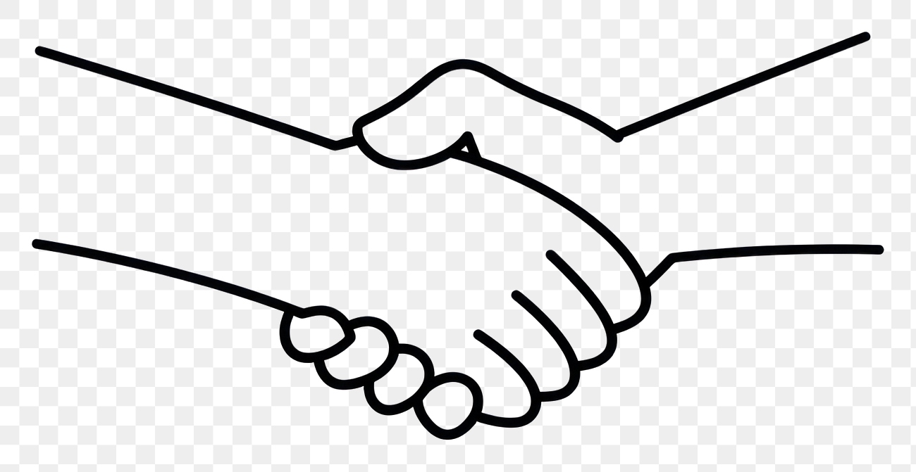 PNG Shaking hands handshake drawing | Free PNG - rawpixel