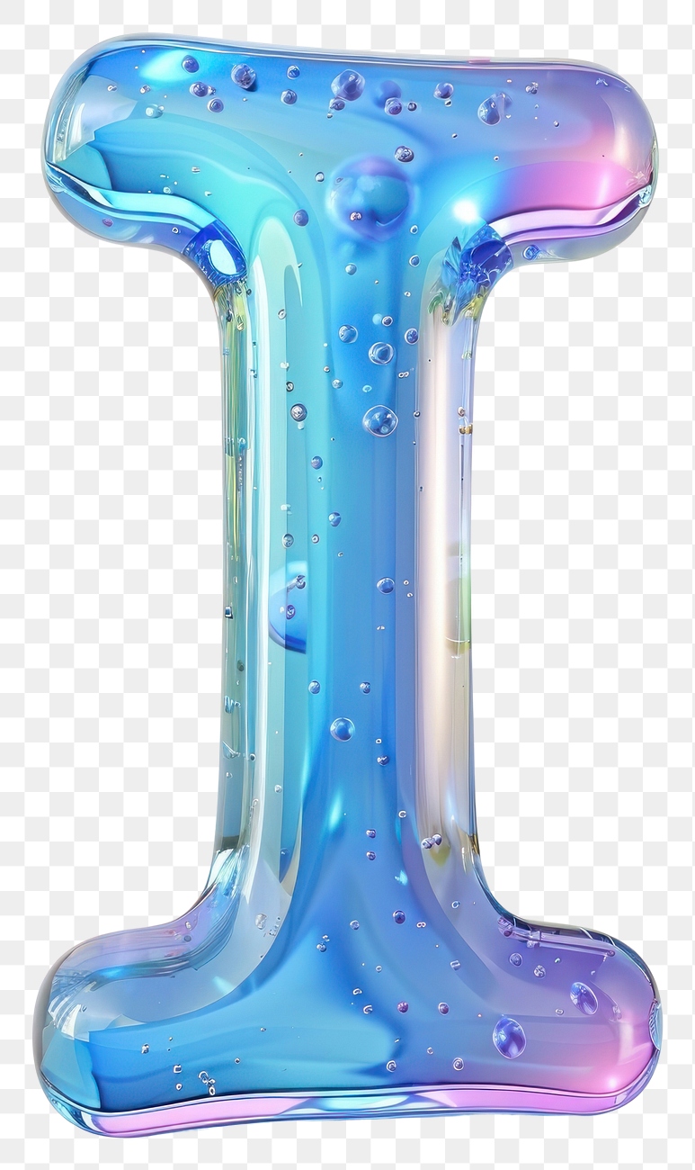 PNG Letter I blue white | Premium PNG - rawpixel