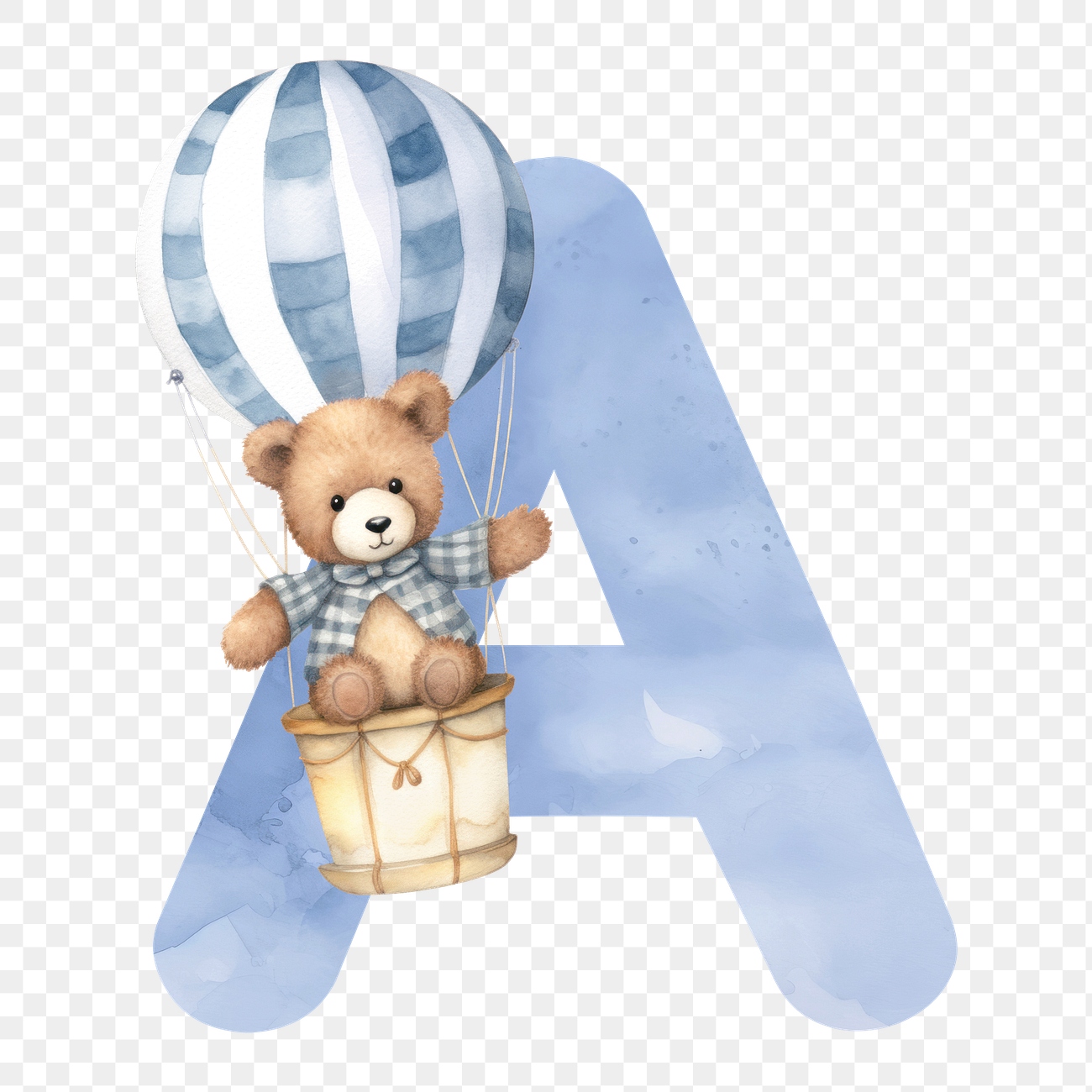 Letter png blue watercolor alphabet | Premium PNG - rawpixel