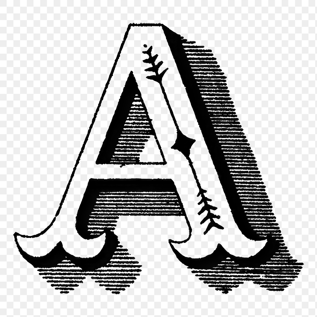 Letter PNG classic medieval art | Premium PNG - rawpixel