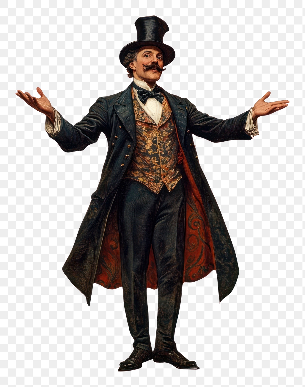 PNG Magician man historical victorian. | Premium PNG - rawpixel
