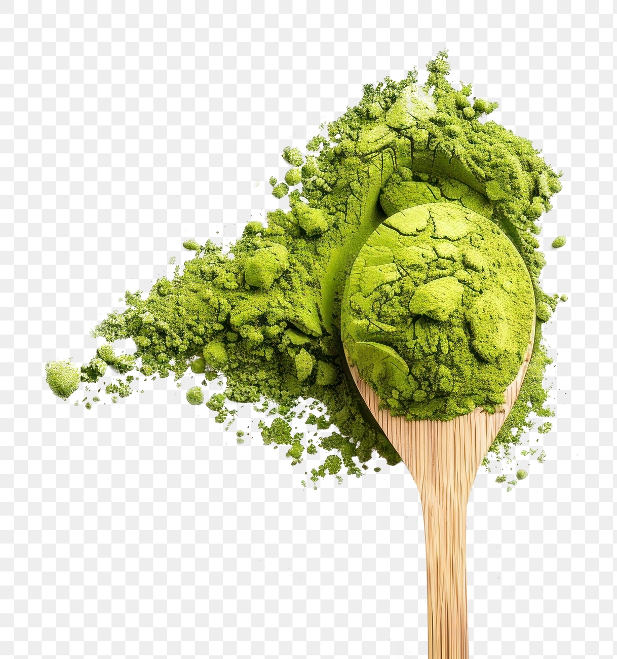PNG Matcha powder spoon green | Premium PNG - rawpixel