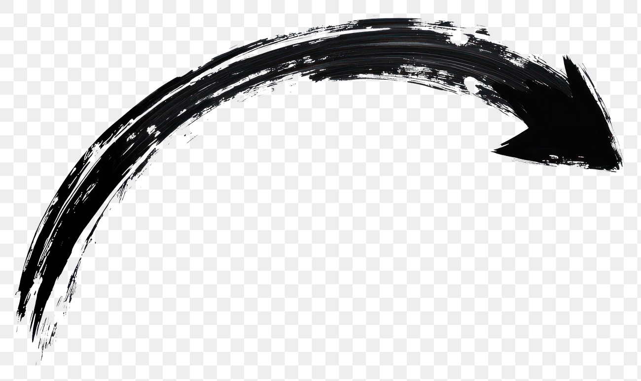 PNG Black curve arrow art | Free PNG - rawpixel