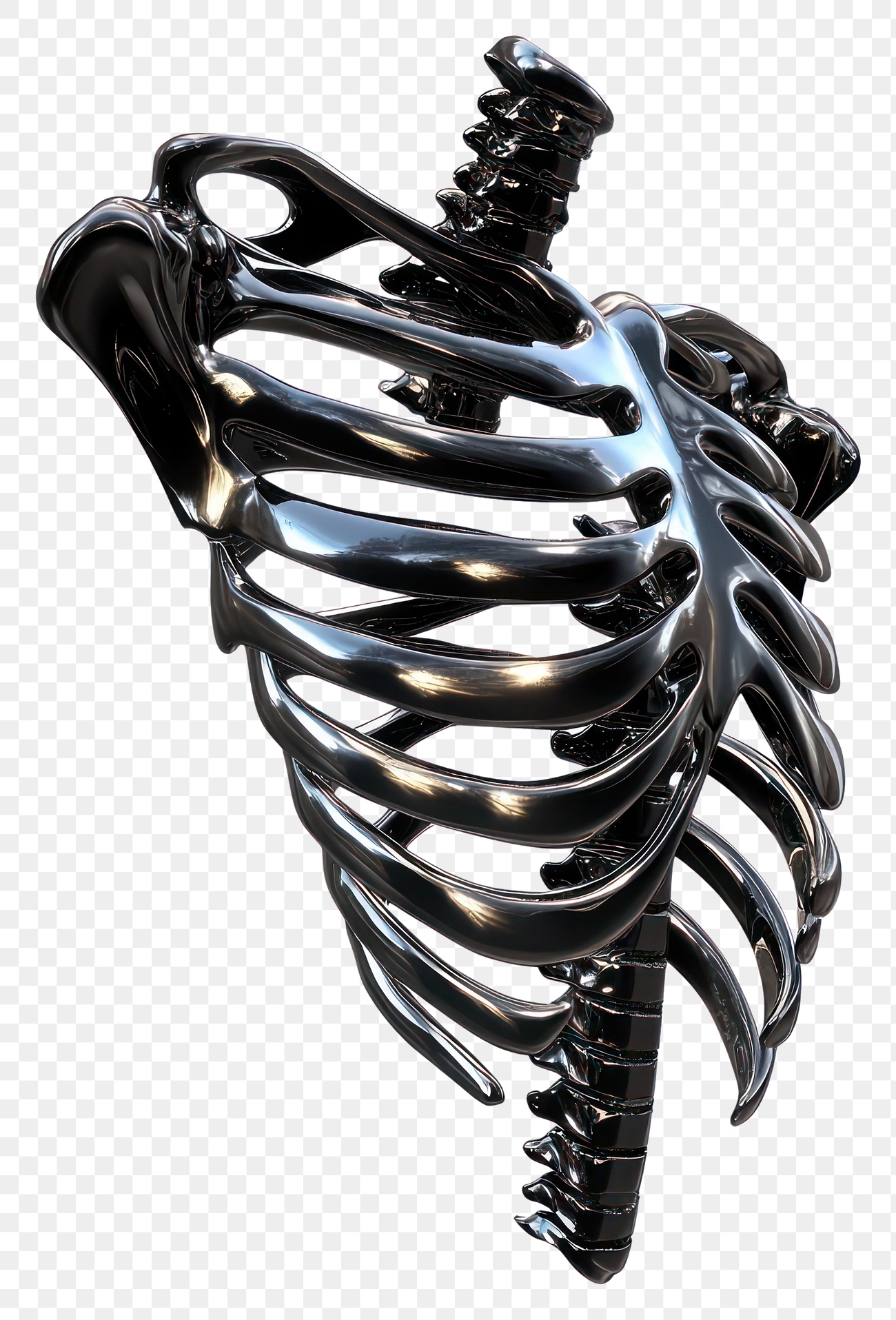 PNG Rib cage design illustration | Free PNG - rawpixel