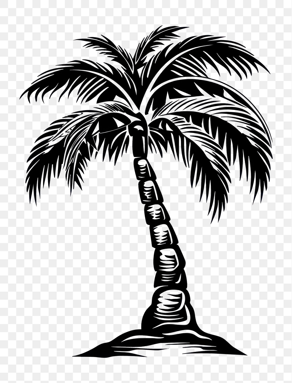 PNG Palm tree illustration art | Free PNG - rawpixel