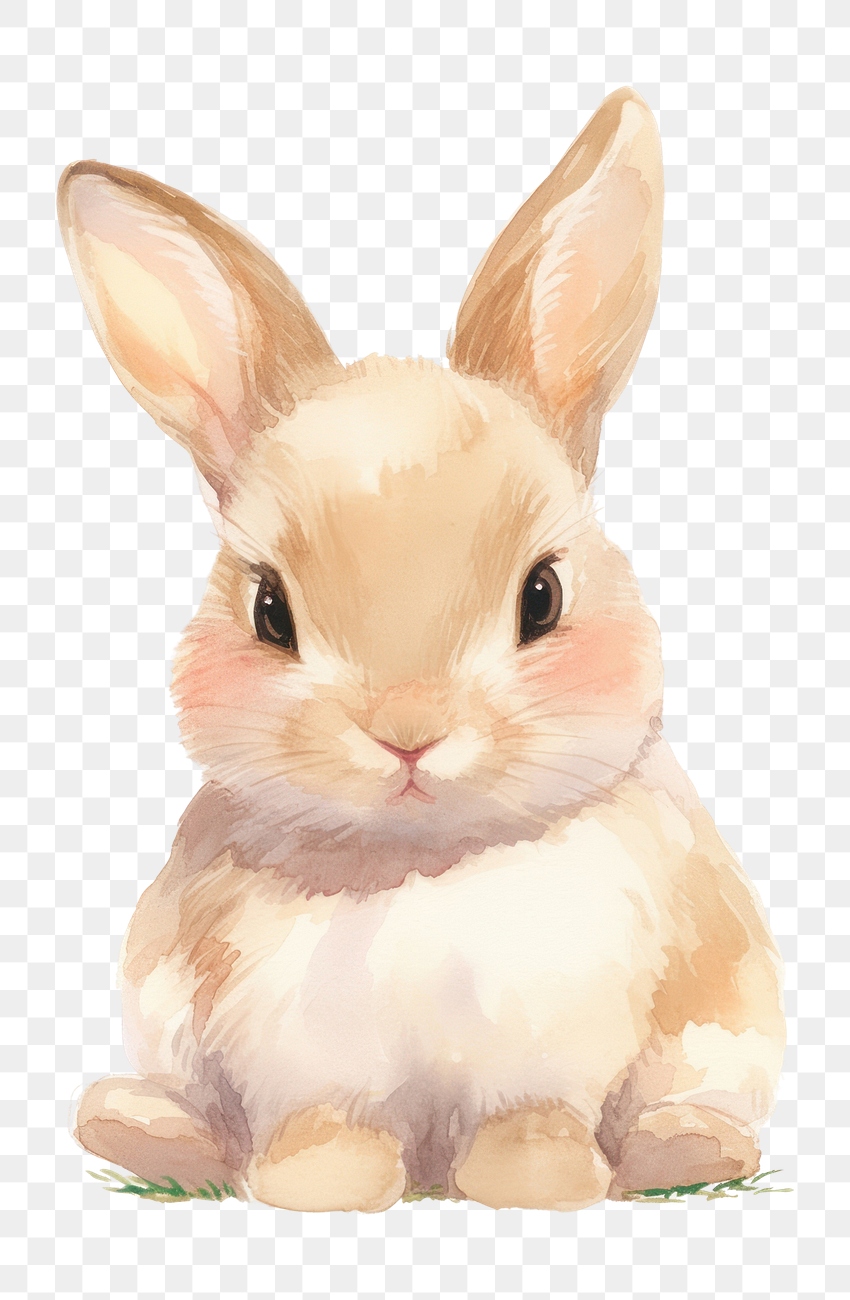 PNG Rabbit rabbit illustration watercolor | Free PNG - rawpixel