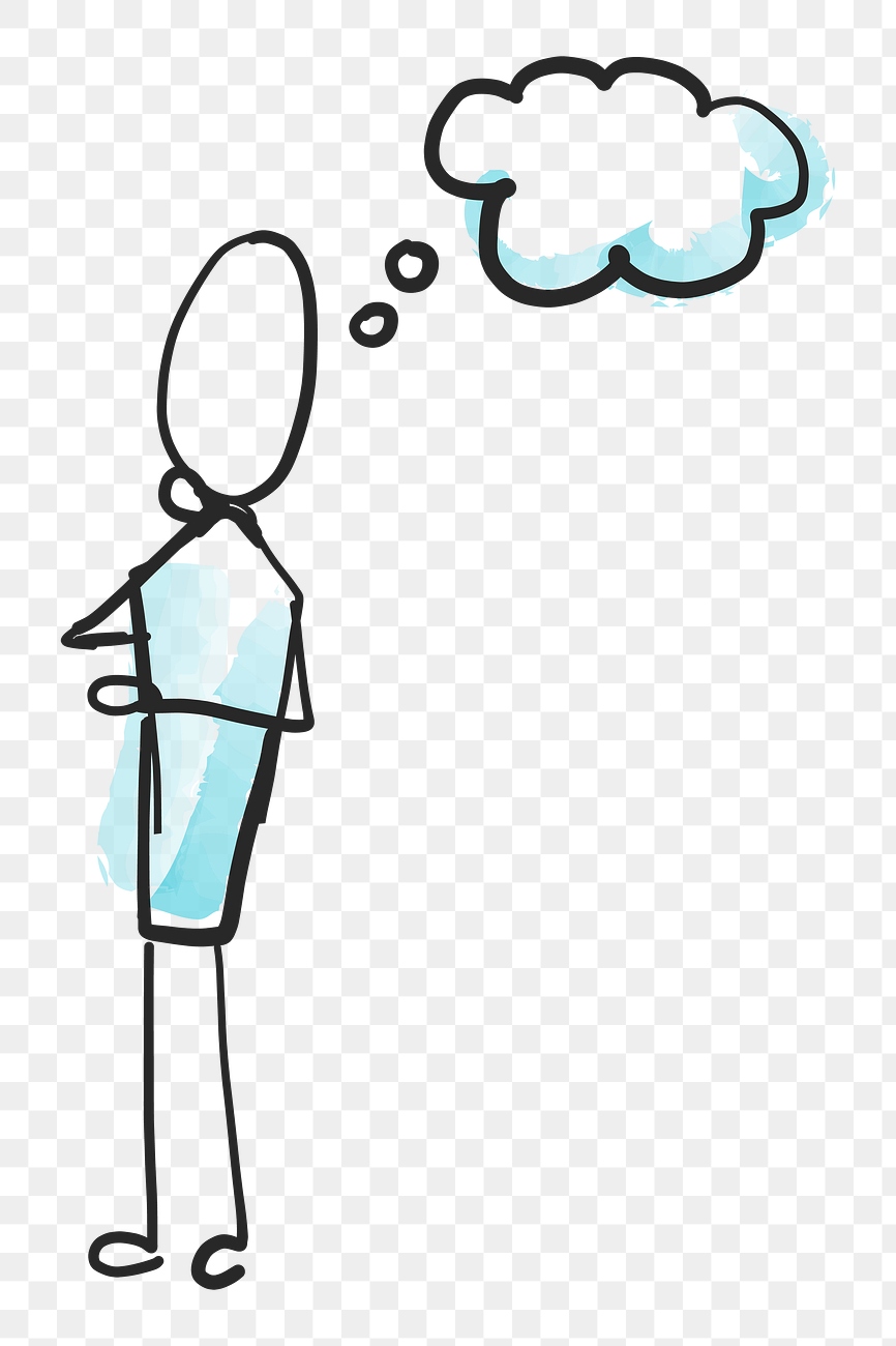 PNG man thinking, blank think | Free PNG - rawpixel
