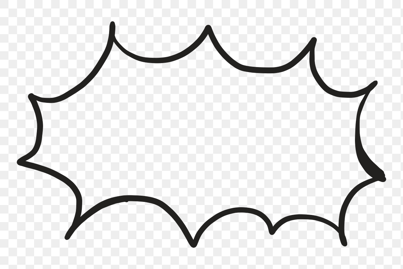 Shout png speech bubble, doodle | Premium PNG - rawpixel