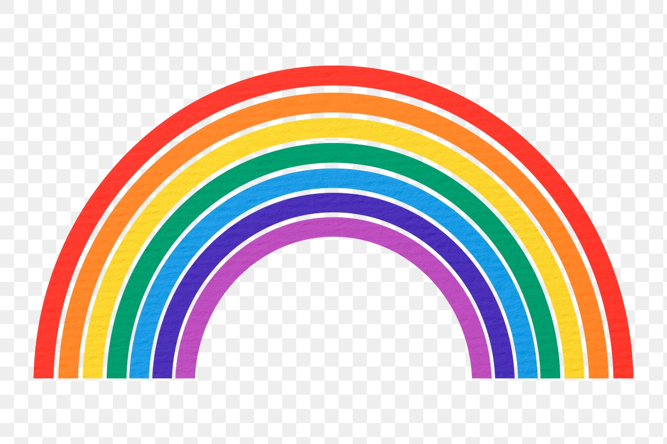 Rainbow png paper craft sticker | Premium PNG - rawpixel