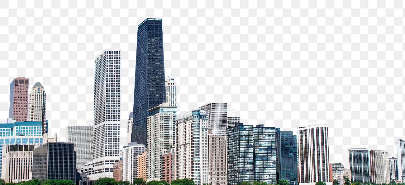 Cityscape skyline png border, architecture | Free PNG - rawpixel