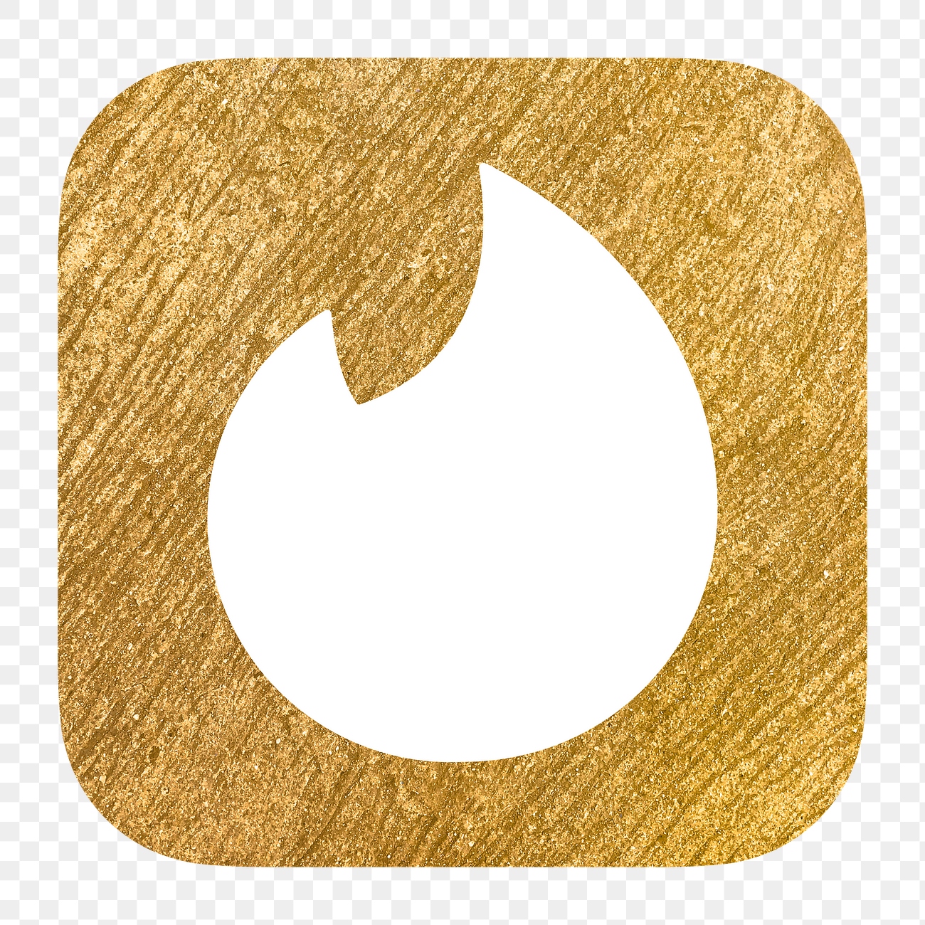 Tinder icon social media gold | Premium Icons - rawpixel