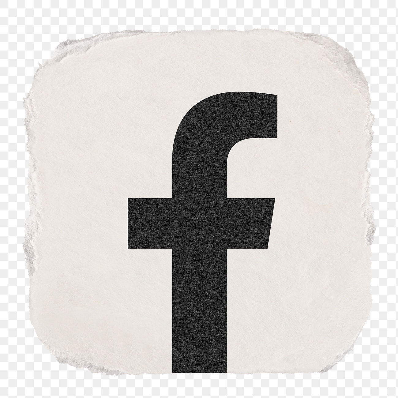 Facebook icon social media ripped | Premium Icons - rawpixel