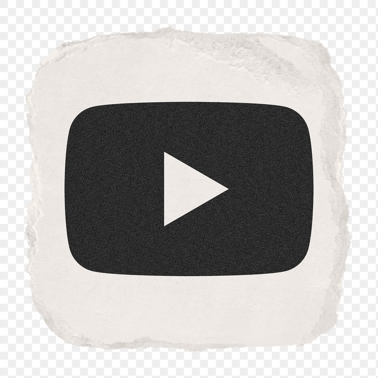 YouTube icon social media ripped | Premium Icons - rawpixel