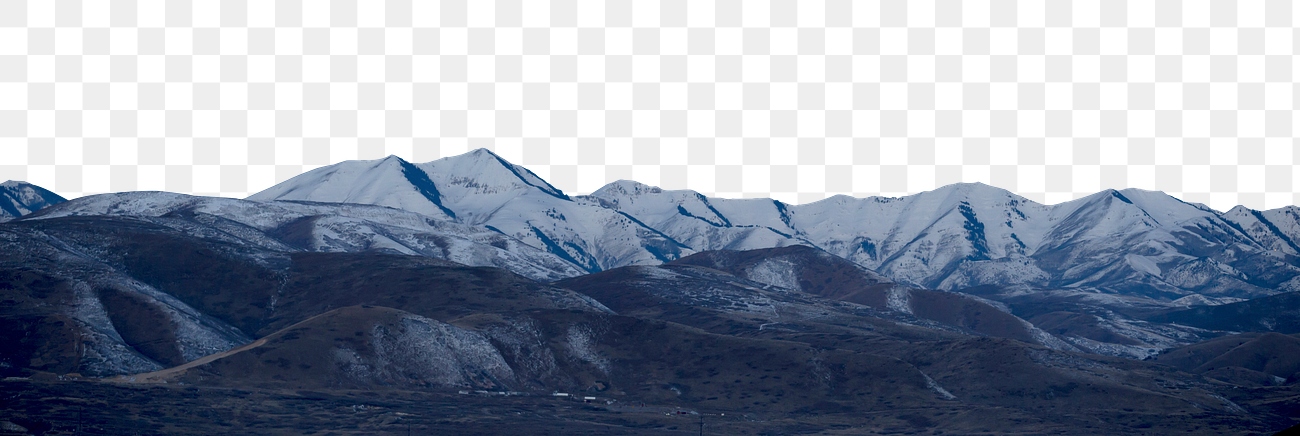 Snowy mountain png border, transparent | Free PNG - rawpixel