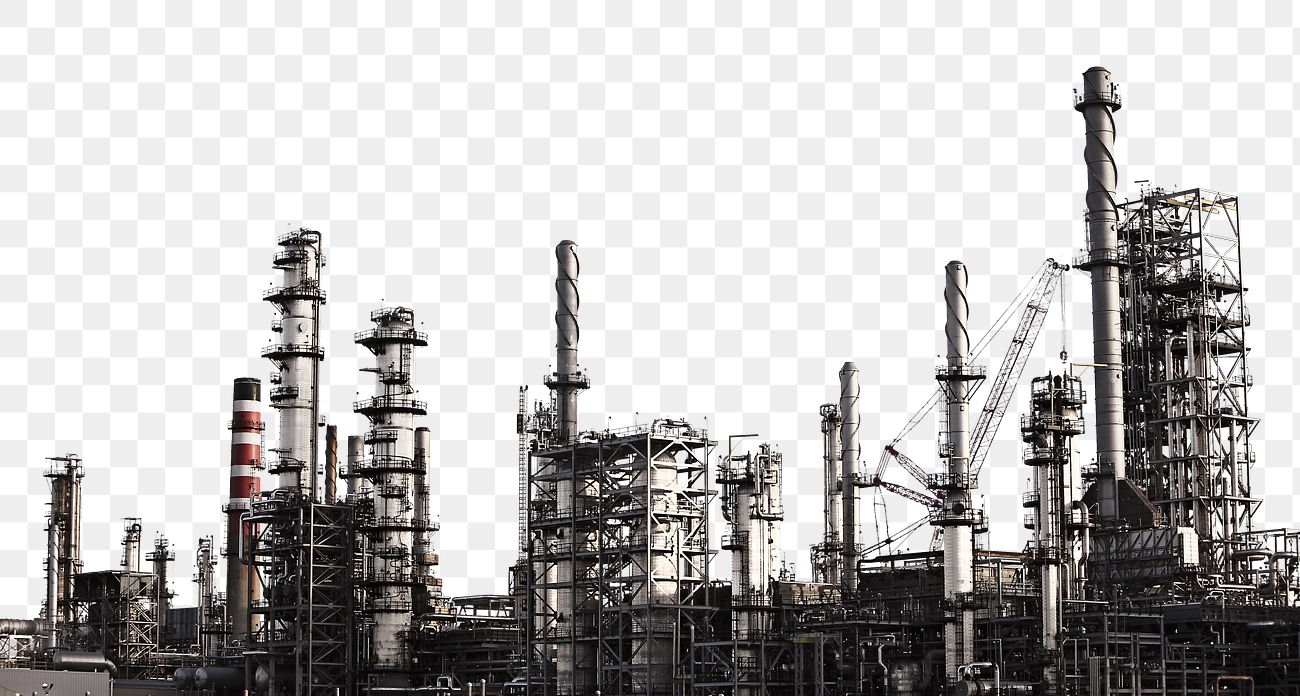 Oil refinery png border, transparent | Free PNG - rawpixel