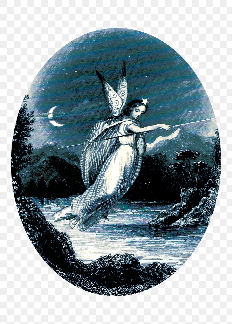 Angel png sticker illustration, transparent | Free PNG - rawpixel