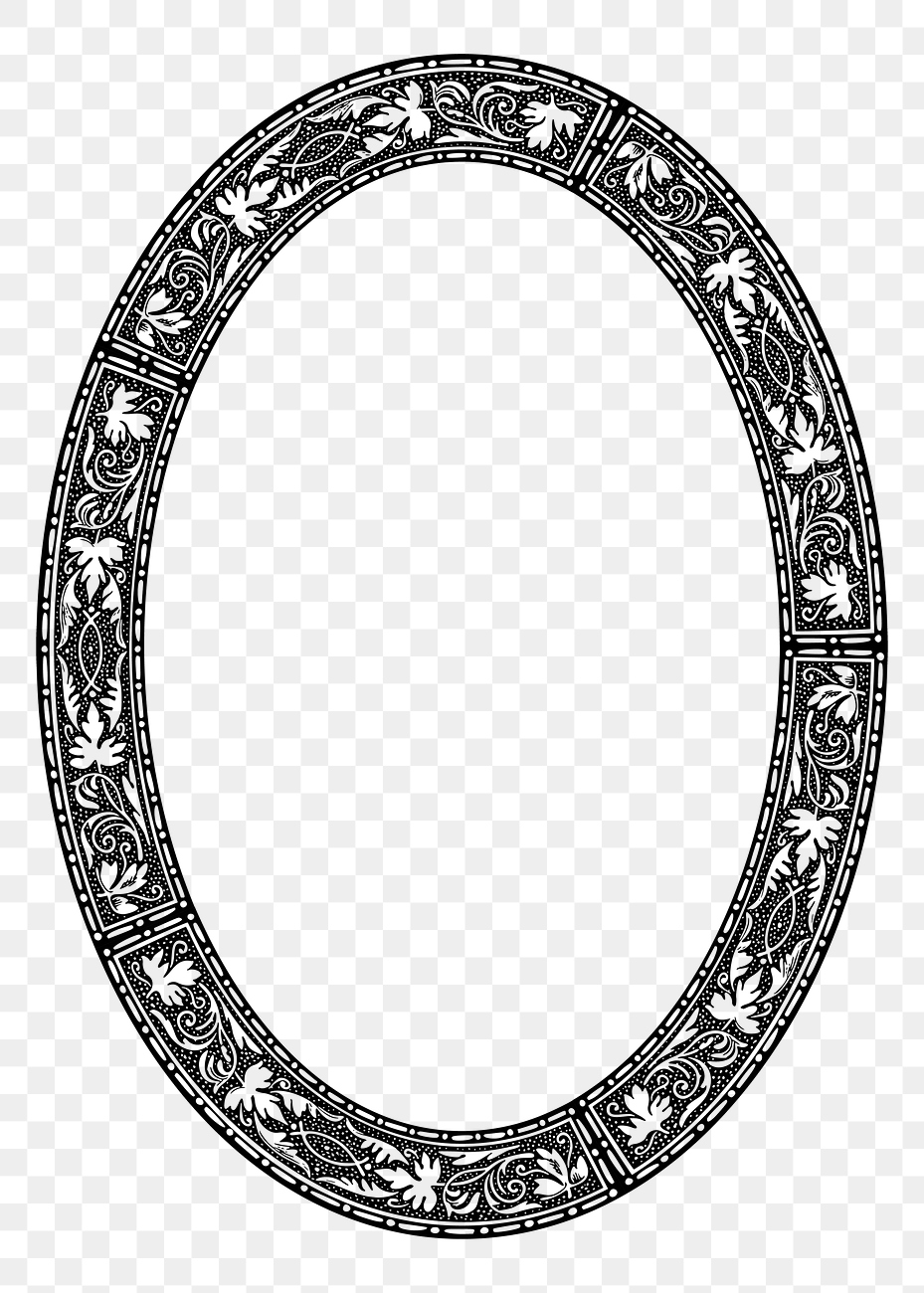 Toroidal frame png sticker illustration, | Free PNG - rawpixel