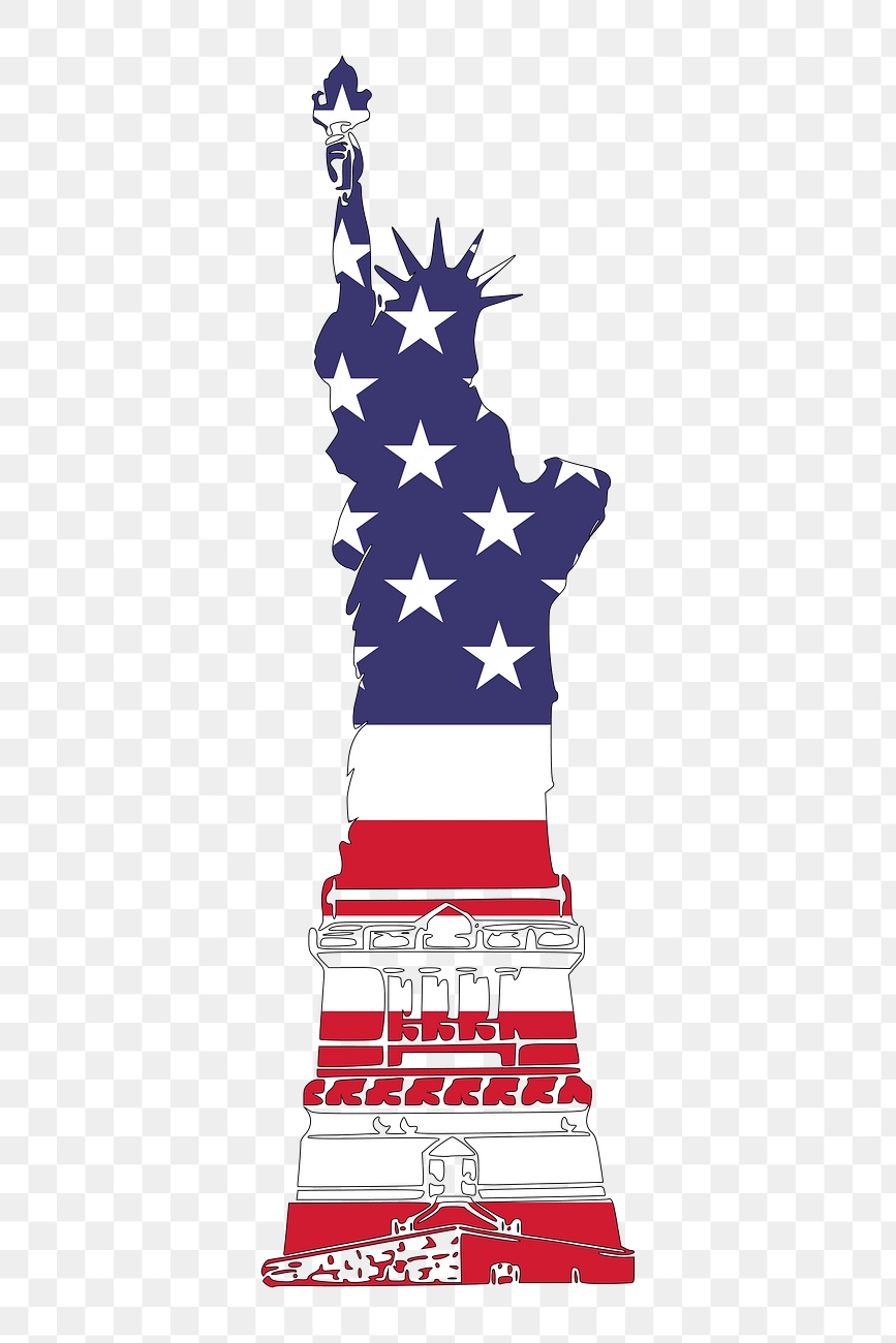 Statue liberty png sticker illustration, | Free PNG - rawpixel