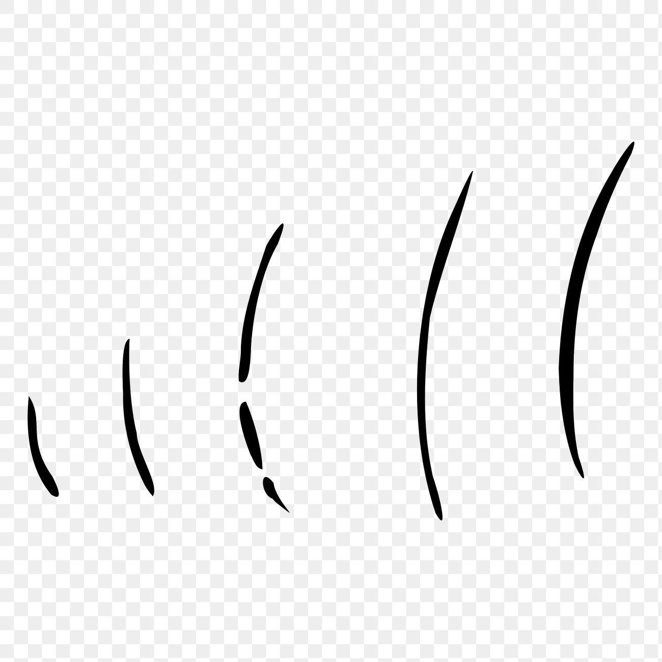 Png comic line effect sticker, | Free PNG - rawpixel