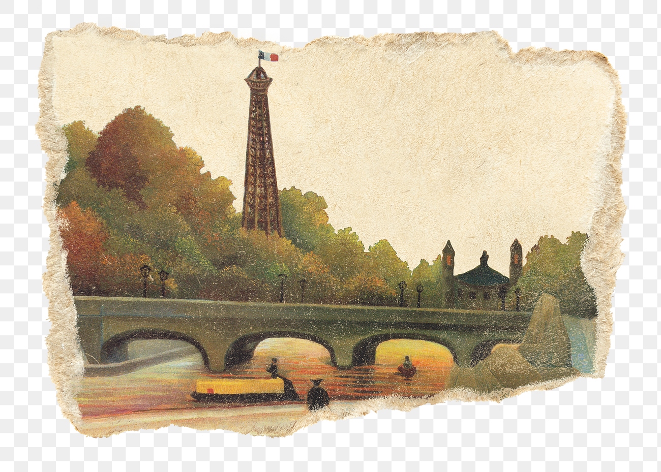 Seine river png Paris sticker, | Premium PNG - rawpixel