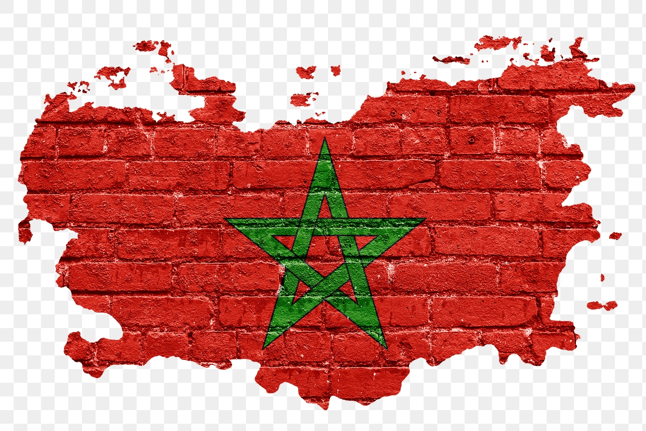 Morocco's flag png sticker, brick | Premium PNG - rawpixel