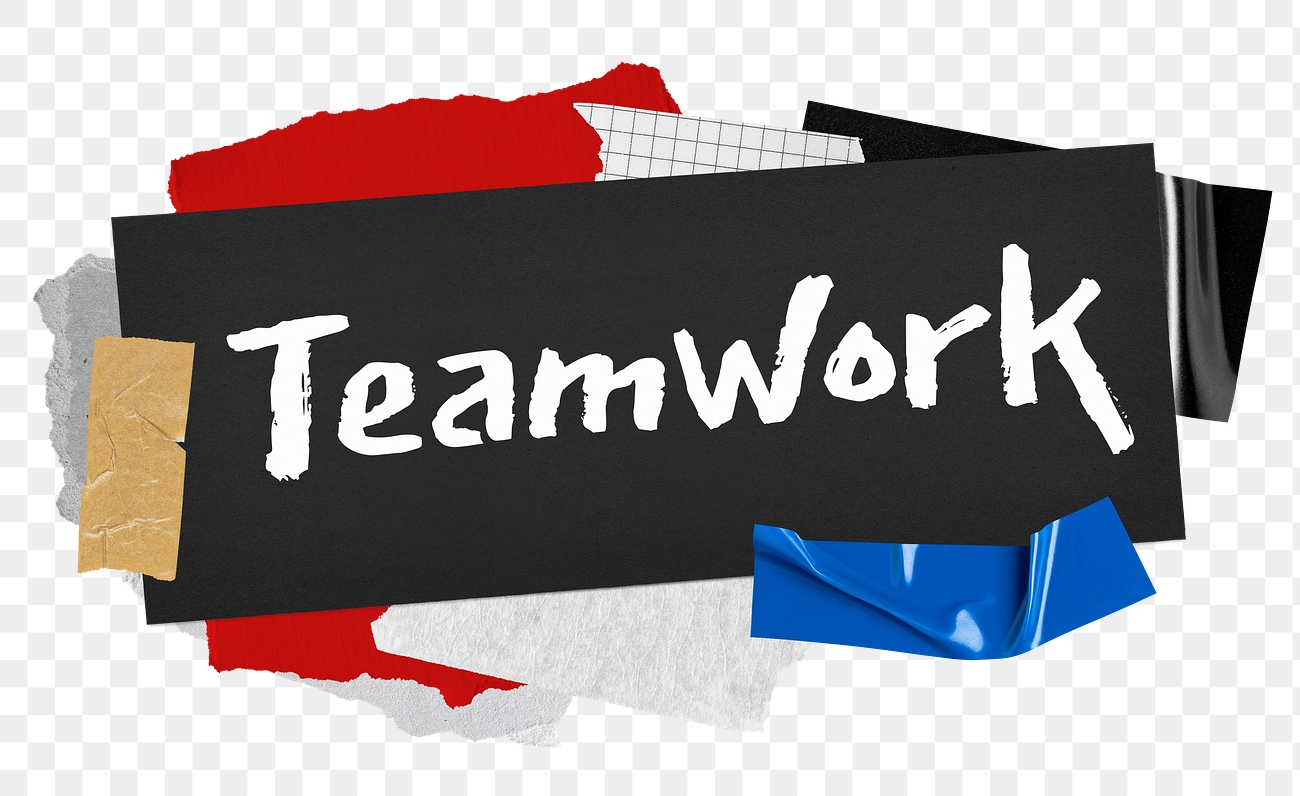 Teamwork png word sticker typography, | Free PNG - rawpixel