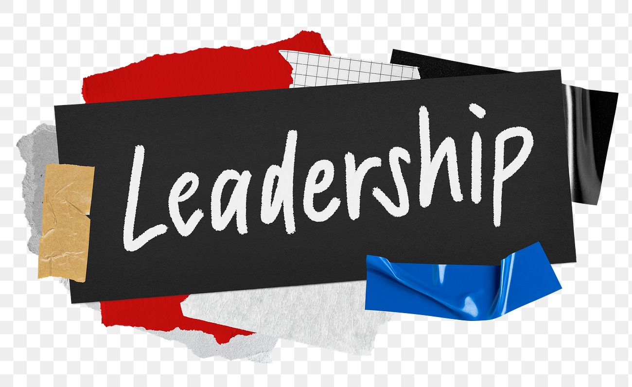 Leadership png word sticker typography, | Free PNG - rawpixel