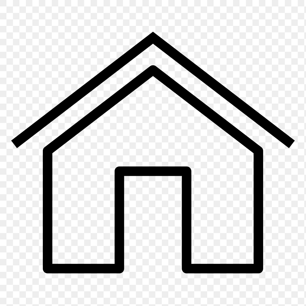 Home line png icon sticker, | Premium Icons - rawpixel