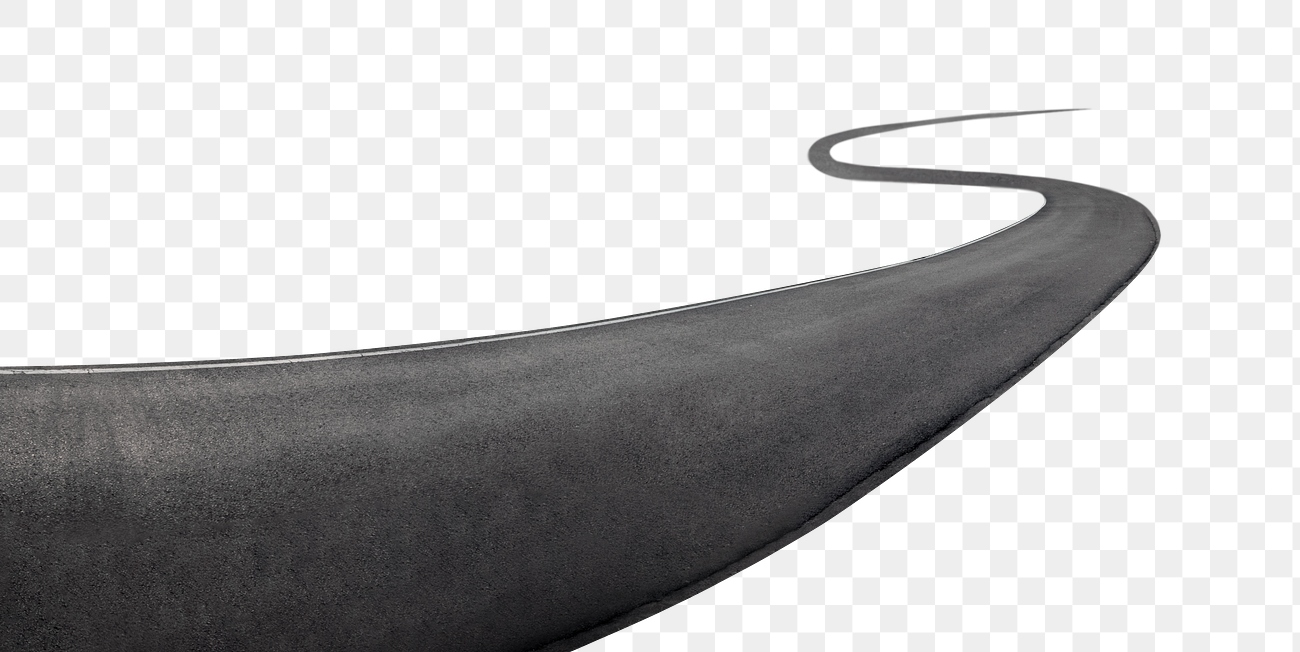 Curvy road png sticker, transparent | Free PNG - rawpixel
