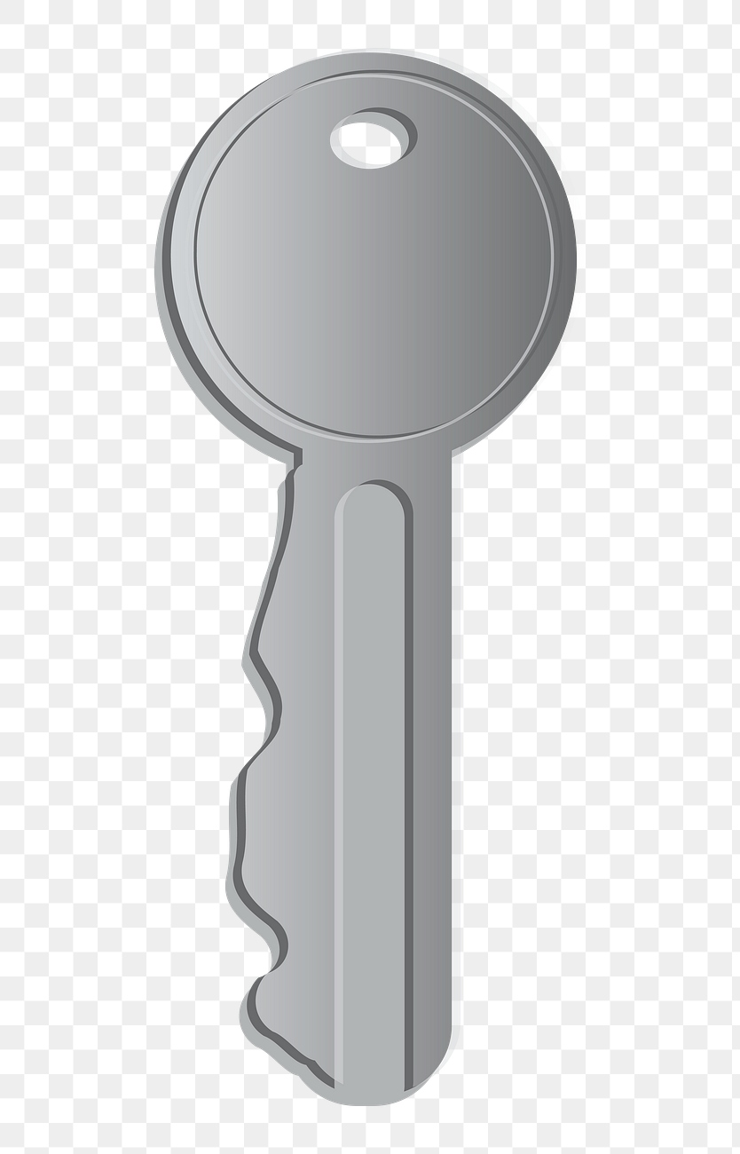 Silver key png sticker, transparent | Free PNG - rawpixel