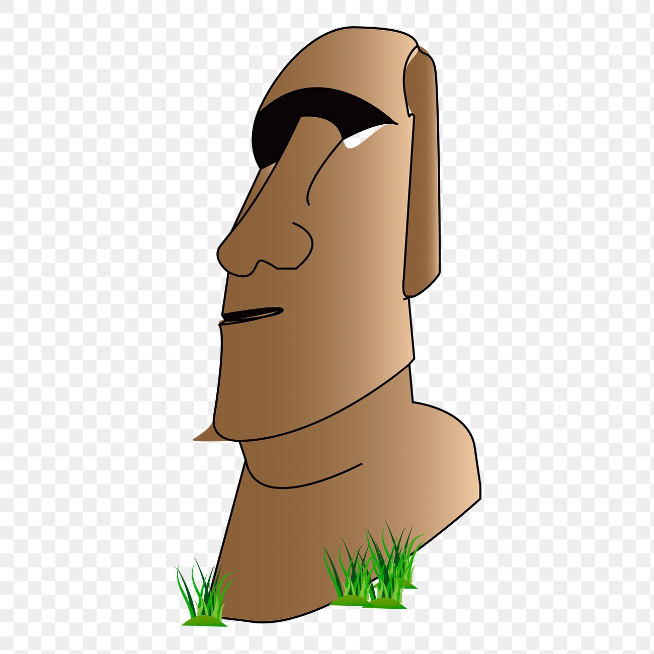 Moai statue png sticker, transparent | Free PNG - rawpixel