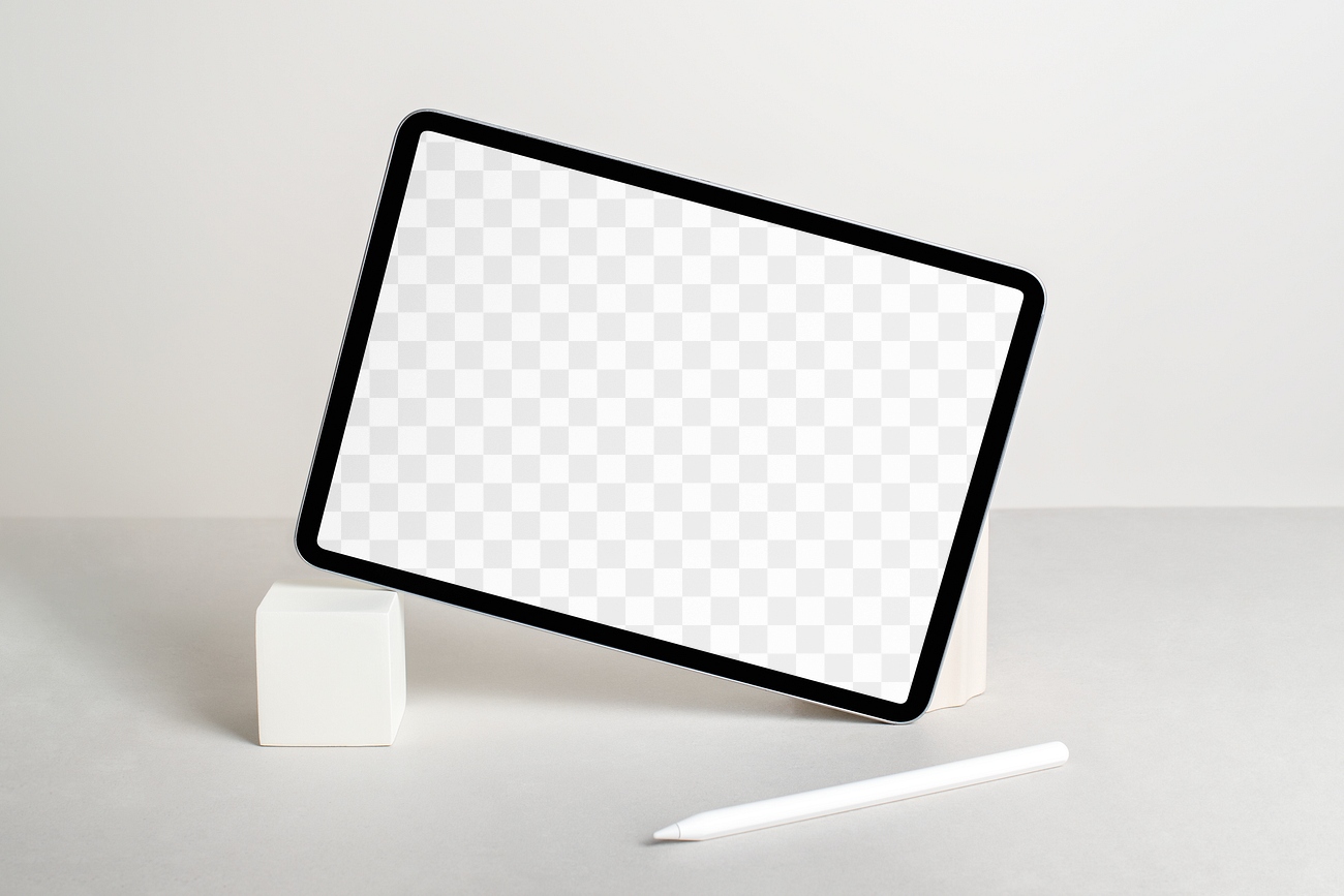 Tablet screen png mockup, transparent | Premium PNG - rawpixel