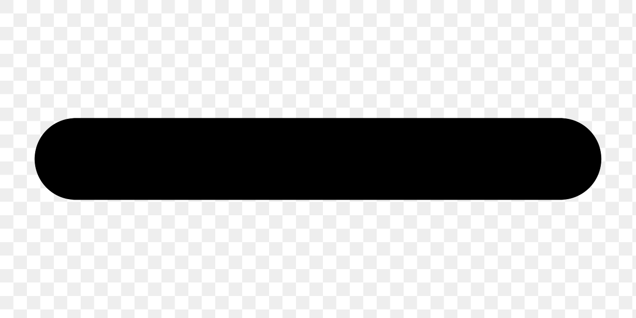 Black rounded rectangle png sticker, | Premium PNG - rawpixel