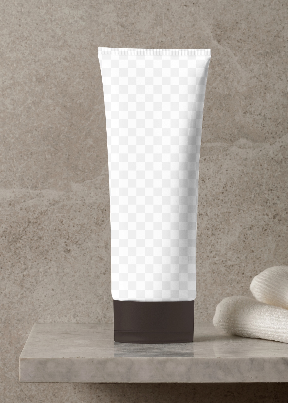 Cleanser tube png mockup, transparent | Premium PNG - rawpixel