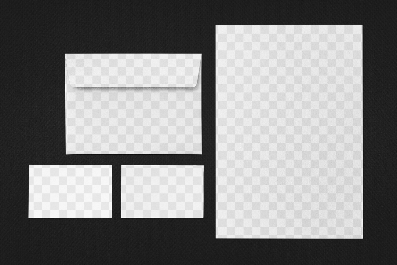 Stationery set png mockup, transparent | Premium PNG - rawpixel