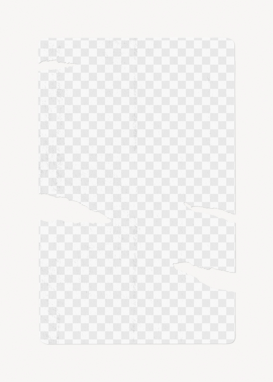 Ripped poster png mockup, realistic | Premium PNG - rawpixel