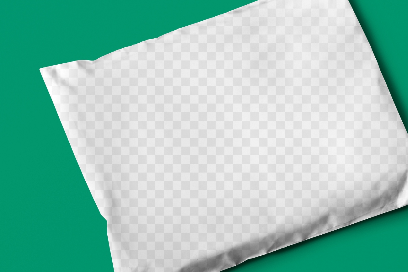 Plastic parcel png mockup, transparent | Premium PNG - rawpixel