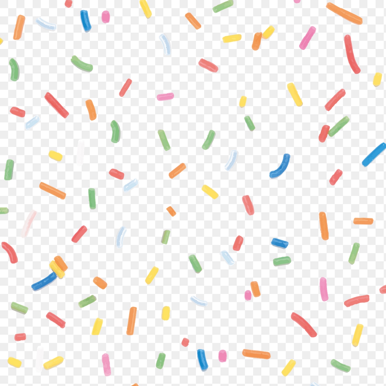 Confetti sprinkle pattern png transparent | Premium PNG - rawpixel