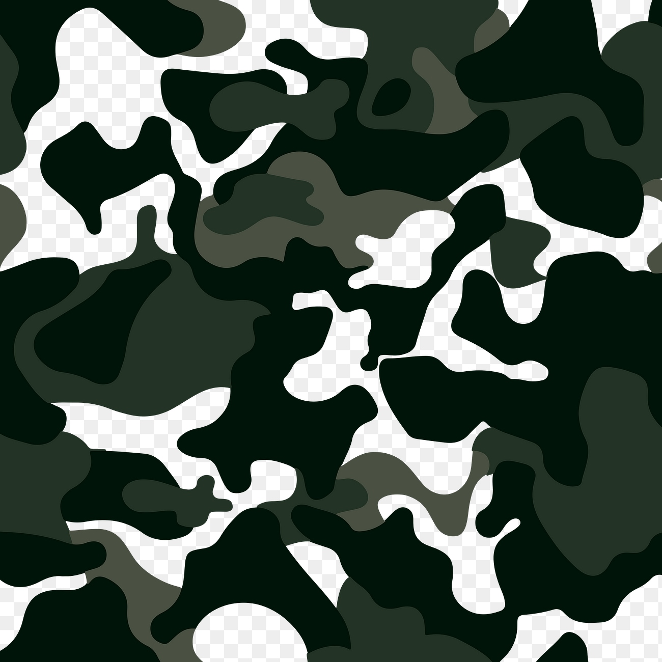 Green camouflage png pattern sticker, | Premium PNG - rawpixel